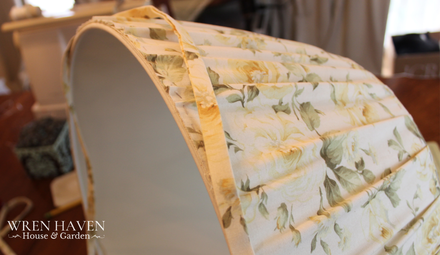 Custom Gathered Lamp Shade Tutorial